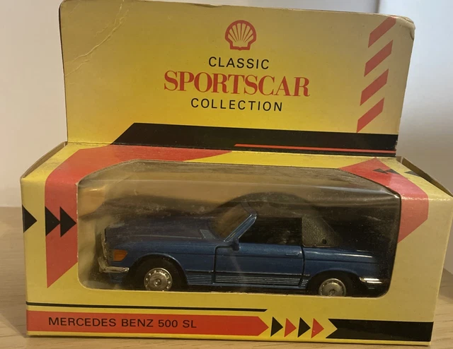 SHELL CLASSIC SPORTS Car Collection - Mercedes Benz 500 SL - Boxed ...