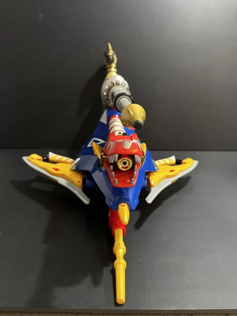 POWER RANGERS DINO Thunder Z-Rex Blaster + Brachio Staff. Working And ...