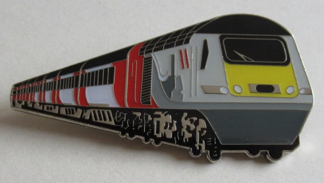 CLASS 43 HST National Railway Museum Livery - Enamel Brooch Pin Badge ...