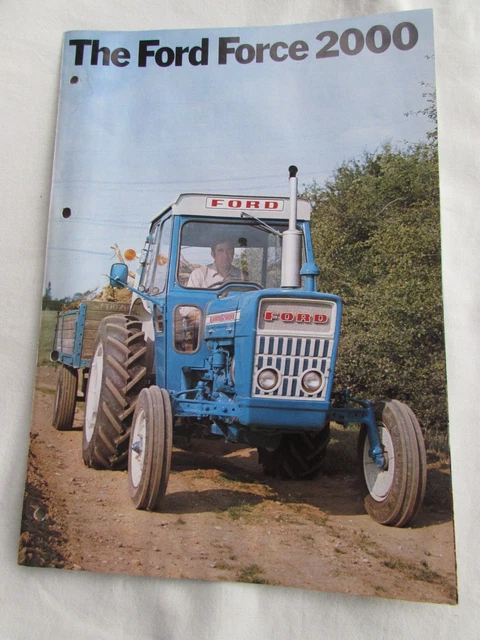 @FORD FORCE 2000 Tractor Brochure @ £18.95 - PicClick UK