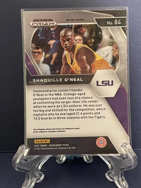 SHAQUILLE O'NEAL 2021-22 Panini Prizm Draft Picks vert Prizm SP #84 EUR 3,31 - PicClick FR