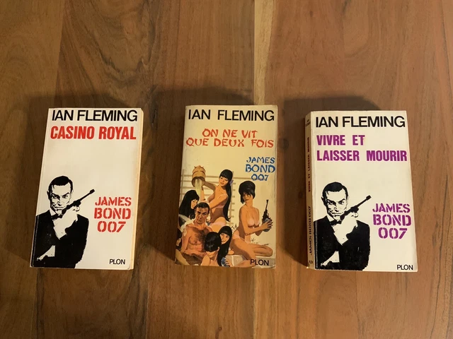 3 LIVRES DONT Rare James Bond PLON 007 Vit Que 2 fois Casino Vivre Et Mourir EUR 24,99 - PicClick FR