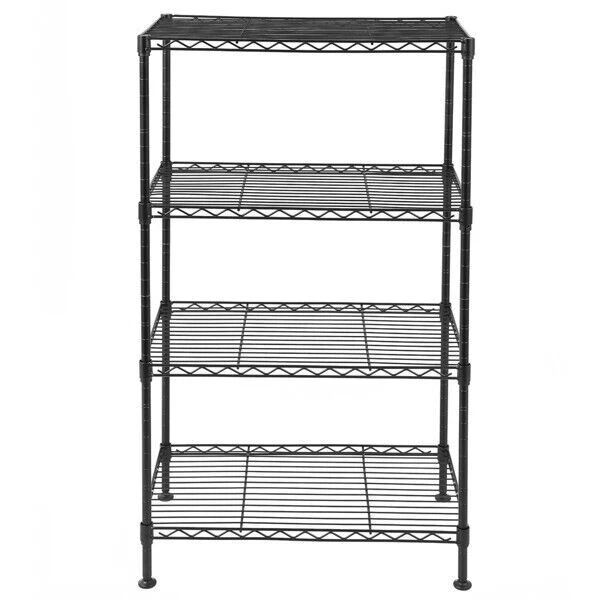 NEW 4-TIER SHELF Shelving Unit Wire Shelves Adjustable Heavy Duty ...