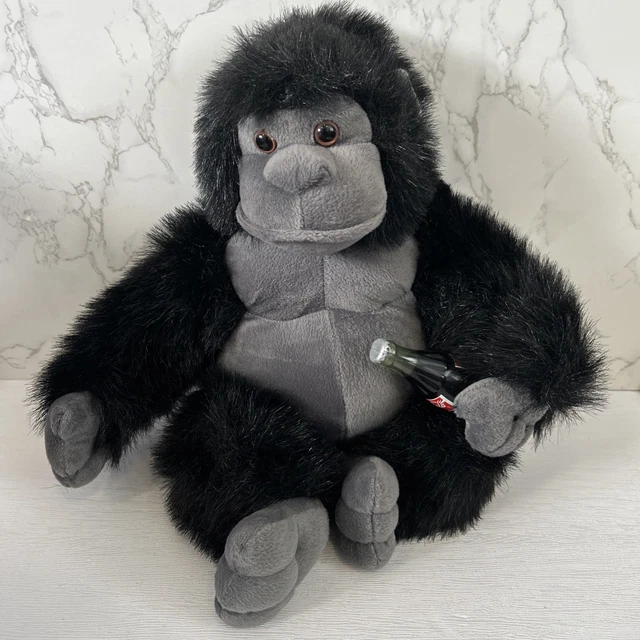 COCA COLA SOFT Plush Gorilla Monkey Vintage 1996 Holding Cola Bottle ...