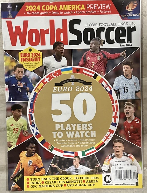 WORLD SOCCER MAGAZINE June 2024 Spc Edition Euro 2024 50 Players To ...