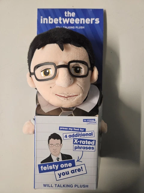 THE INBETWEENERS WILL Talking Plush 5 X Rated Phrases NEW L@@K £10.00 ...