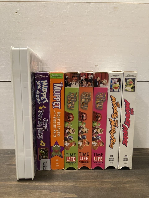 JIM HENSON’S THE MUPPETS VHS Lot (Vincent Price, Sing Along, Muppet ...
