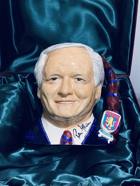 RARE RON ATKINSON Toby Jug Aston Villa Fc 1994 £100.00 - PicClick UK