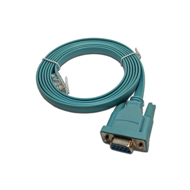 CISCO COMPATIBLE CONSOLE Cable 6FT DB9 to RJ45 EUR 6,80 - PicClick FR