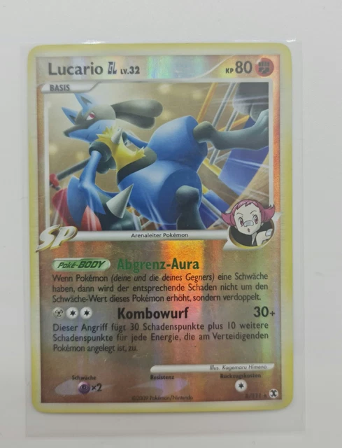 POKEMON PLATIN AUFSTIEG der Rivalen 8/111 - Lucario GL - Reverse Holo Deutsch EUR 7,90 - PicClick DE