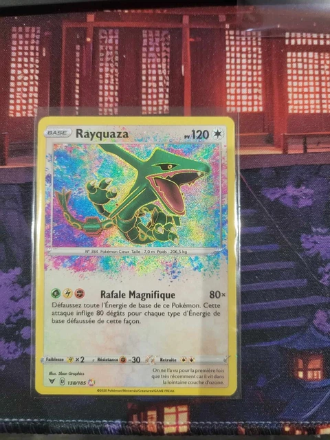 CARTE POKÉMON 138/185 Rayquaza FR Voltage éclatant EUR 20,00 - PicClick FR