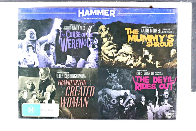 HAMMER HORROR SET: Werewolf Frankenstein The Mummy Devil: 4 DVD Set Region 4 New EUR 22,08 ...