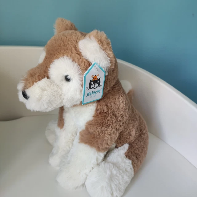 JELLYCAT MEDIUM MILO Shiba Inu Plush Dog Soft Toy MS2MILO BNWT New With ...