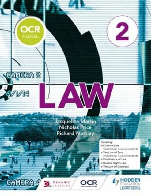 OCR A LEVEL Law Livre 2 Richard, Prix, Nicholas, Martin, EUR 7,43 ...