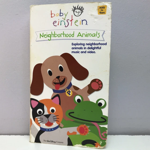 DISNEY BABY EINSTEIN Neighborhood Animals VHS Video Tape Infant BUY 2 ...