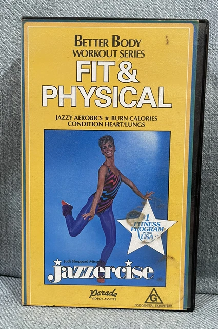 JAZZERCISE FIT & Physical VHS Video Tape 1986 Fitness Better Body ...