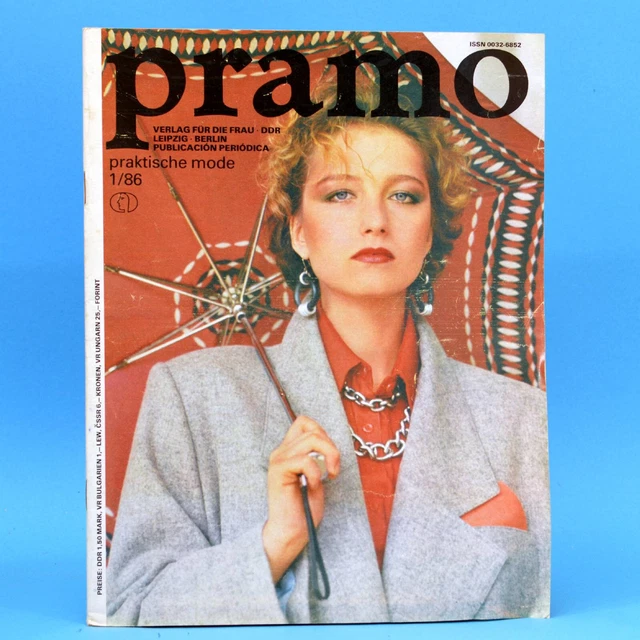 DDR PRAMO 1 1986 Praktische Mode Schnittmuster Faschingskostüme ...