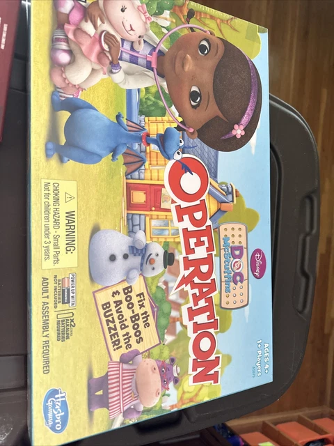 DISNEY DOC MCSTUFFINS Operation Board Game (Hasbro) 100% Complete w ...