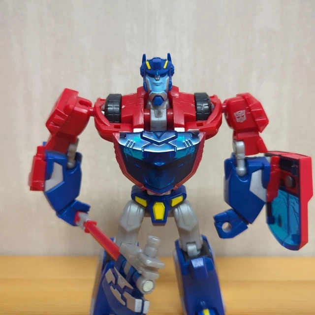 TRANSFORMERS ANIMADO OPTIMUS Prime Cybertron Modo Coleccionable Usado ...