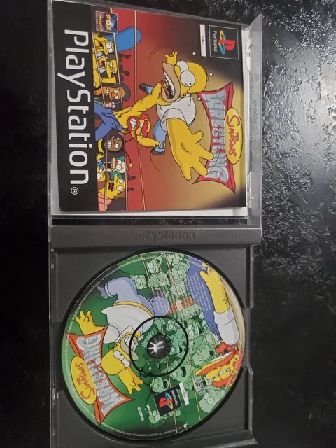 JEU SONY PLAYSTATION PS1 The Simpsons Pro Wrestling Complet en Français ...