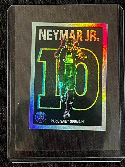 STICKER PANINI FOOT 2023 Neymar Jr Paris Sg # 240 Toploader Neon Crack ...