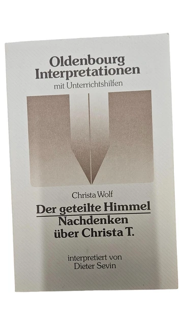 CHRISTA WOLF: DER geteilte Himmel Interprétations EUR 12,95 - PicClick FR