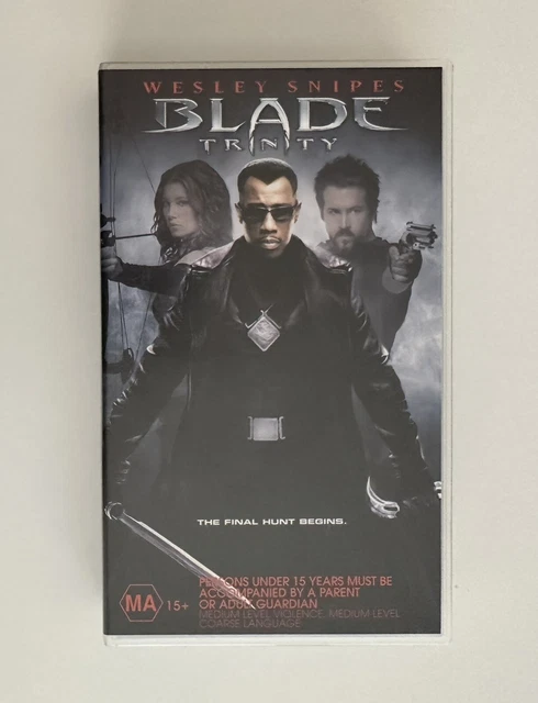 BLADE TRINITY [VHS] Roadshow Ex-Rental Video Tape Marvel Comics Horror 2004 VGC £22.13 - PicClick UK