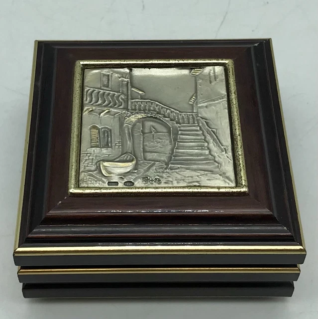 COFFRET PORTE- JOY en Argent 925% Carré Porte- Bijoux Cor - Art EUR 22 ...