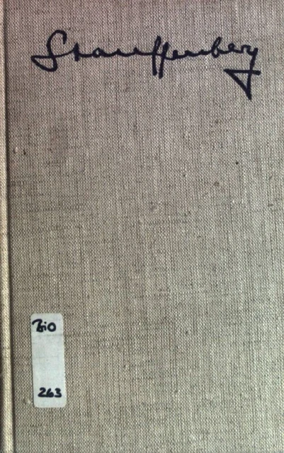 STAUFFENBERG UND DER 20. Juli 1944 Finker, Kurt: EUR 5,50 - PicClick DE