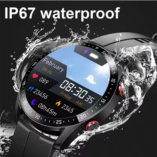 SMARTFIT PRO ECG + PPG Bluetooth Smartwatch for Men – Heart Rate ...