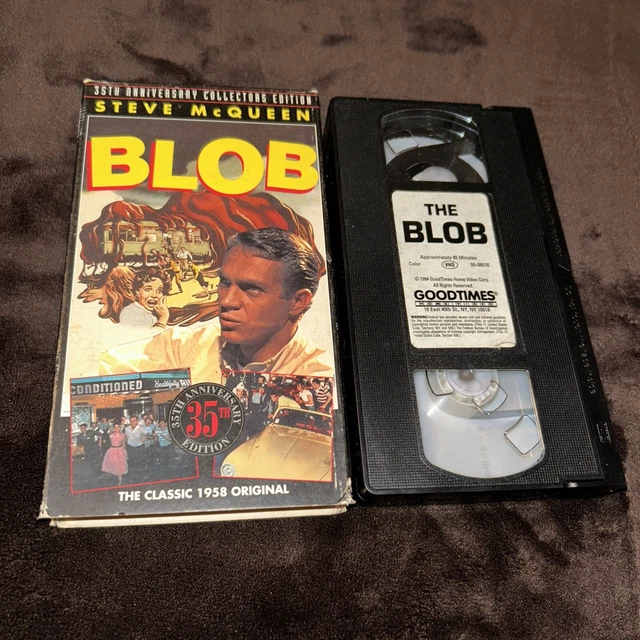 THE BLOB HORROR Classic VHS 35th Anniversary Edition - Steve McQueen ...