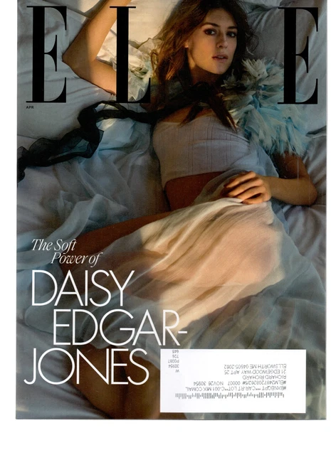 ELLE MAGAZINE APRIL 2025 The Soft Power of Daisy Edgar-Jones $7.62 ...