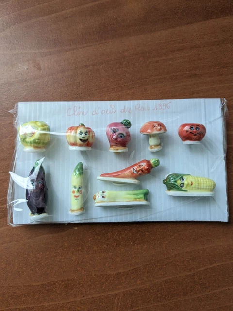 SÉRIE COMPLÈTE 10 fèves clin d' oeil des rois 1996 EUR 10,00 - PicClick FR