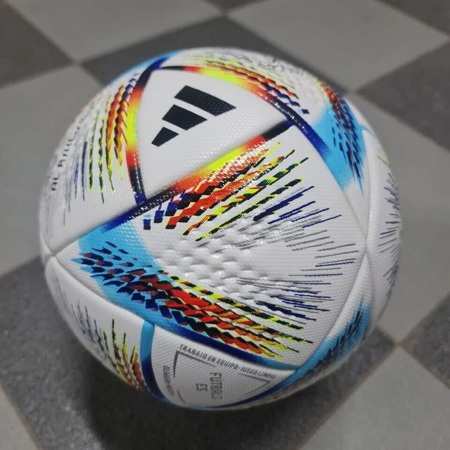 FOOTBALL FIFA MATCH Ball 2022 World Cup Qatar Al Rihla Adidas Soccer ...