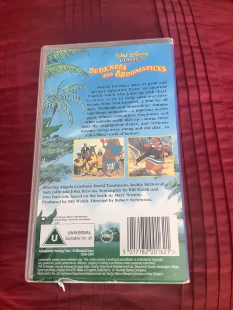 BEDKNOBS AND BROOMSTICKS Walt Disney Classics Vhs Video EUR 2,30 ... BEDKNOBS AND BROOMSTICKS Walt Disney Classics Vhs Video EUR 2,30 ...