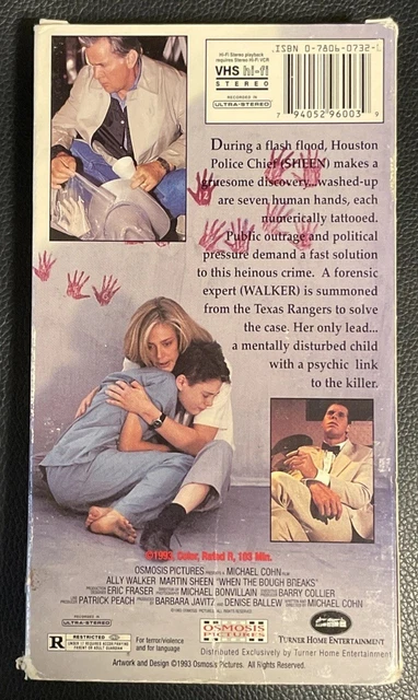 WHEN THE BOUGH Breaks (VHS, 1993) Ally Walker, Martin Sheen, Ron ...