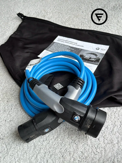 GENUINE BMW TYPE 2 EV Hybrid Public Charging Cable *WARRANTY* i4 i5 iX ...