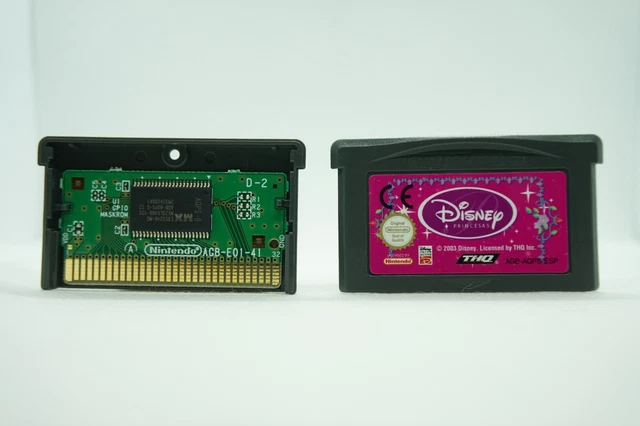 DISNEY PRINCESAS NINTENDO Gameboy Advance GBA Game Boy ESP THQ Genuine ...