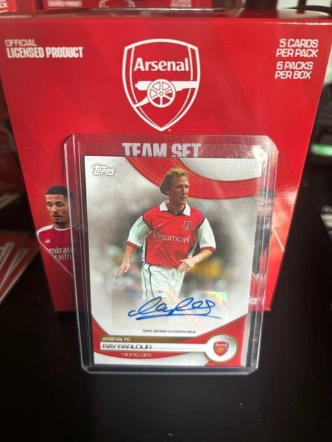 TOPPS 2023/24 - Arsenal Team Set - Ray Parlour Base Card Autograph EUR ...