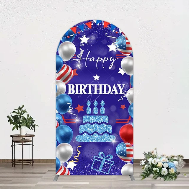 LOFARIS NATIONAL FLAG Balloons Sweet Birthday Arch Backdrop $36.09 ...