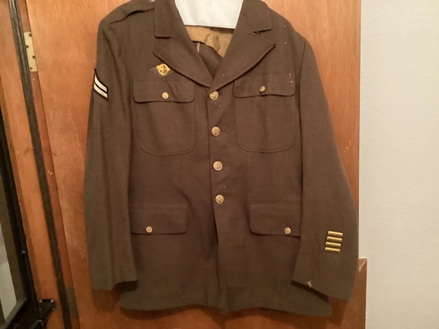 WW2 U.S. ARMY Uniform 42R - Station in Philippines - In Very Good ...