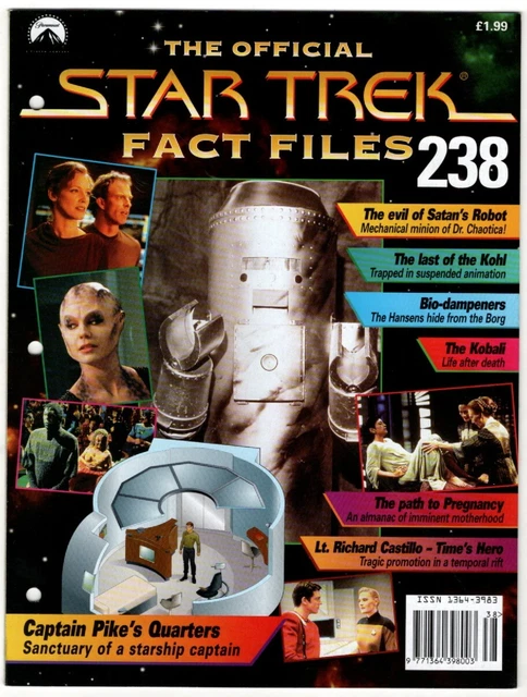 STAR TREK FACT Files #238. Satan's Robot. VG. GE Fabbri Ltd 2001. From ...