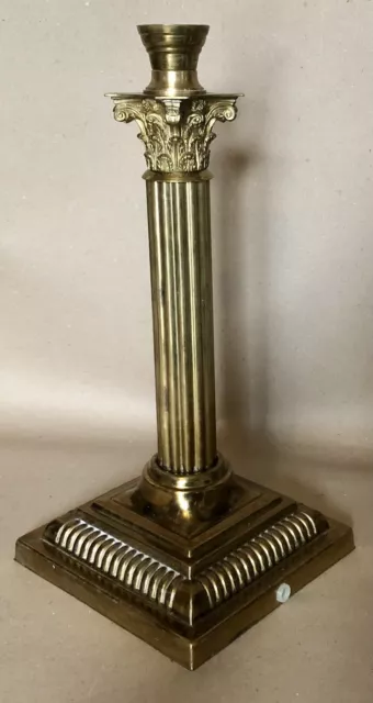 LARGE ANTIQUE BRASS Corinthian Column Oil Lamp Base £42.00 - PicClick UK LARGE ANTIQUE BRASS Corinthian Column Oil Lamp Base £42.00 - PicClick UK