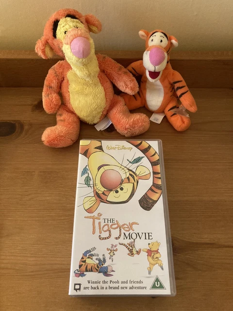 THE TIGGER MOVIE VHS bundle with 2x Tigger soft toys $5.76 - PicClick AU
