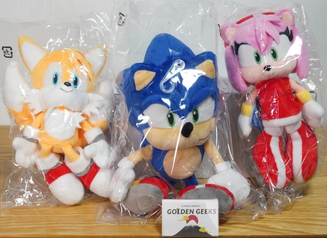 [SET OF 3] Sonic & Amy & Tails SEGA SANEI Plush Doll SONIC THE HEDGEHOG ...