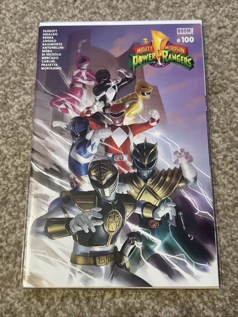 BOOM! STUDIOS MIGHTY Morphin Power Rangers #100 (Cover C Wrap Variant ...