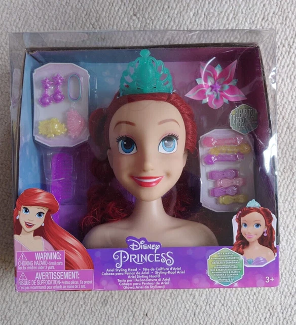 DISNEY PRINCESS BASIC Ariel Styling Head: Tatty box £15.00 - PicClick UK