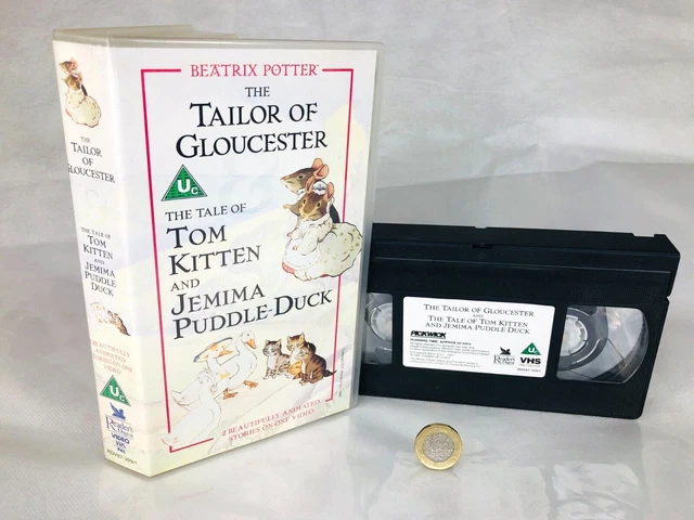 VHS VIDEO TAPE Peter Rabbit Tom Kitten Jemima Puddle-duck Vintage ...
