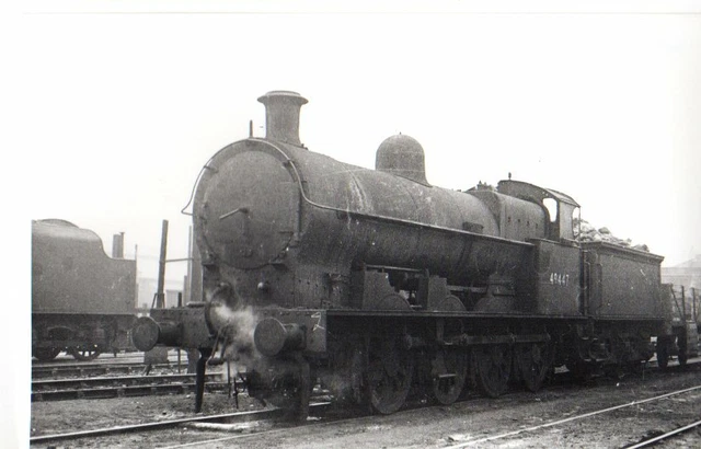 RAIL PHOTO LMS LNWR 080 G2 49447 Willesden shed London £2.39 - PicClick UK