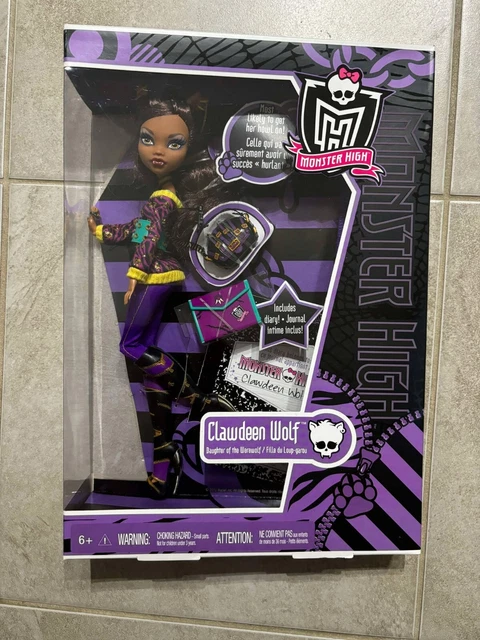 MONSTER HIGH CLAWDEEN Wolf Schools Out | Wave 2 New In Box! (2011) $210 ...